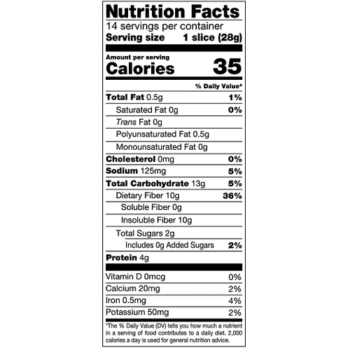 Aunt Millie's - Live Carb Smart - Honey Wheat Bread - 14oz - Low Carb ...