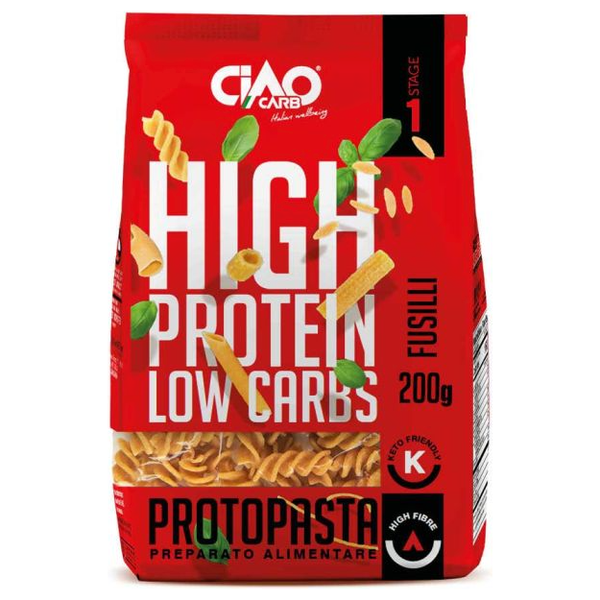 Ciao Carb - Proto Pasta - Fusilli - 200g - Low Carb Canada