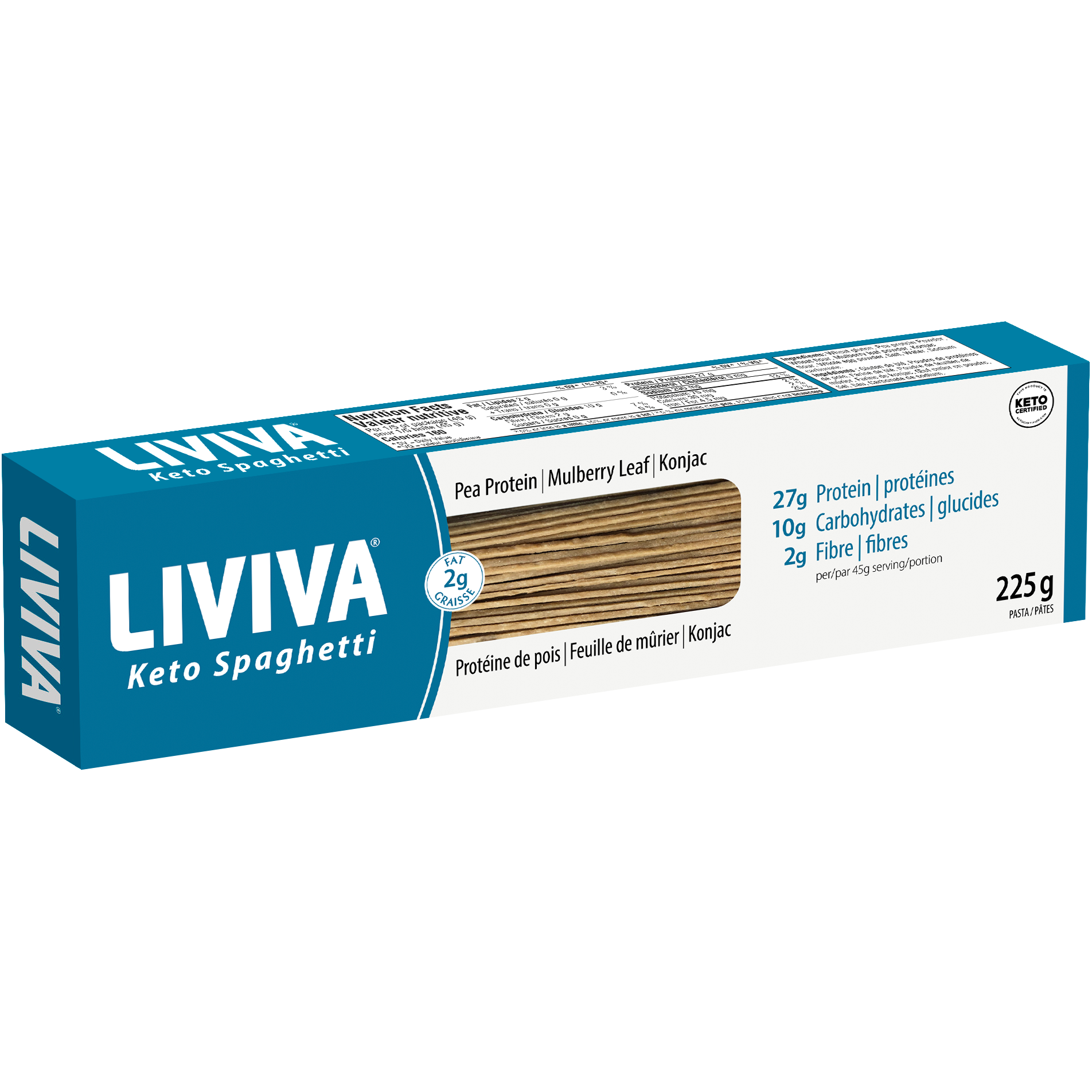 Liviva - Low Carb Keto Pasta - Spaghetti - Low Carb Canada