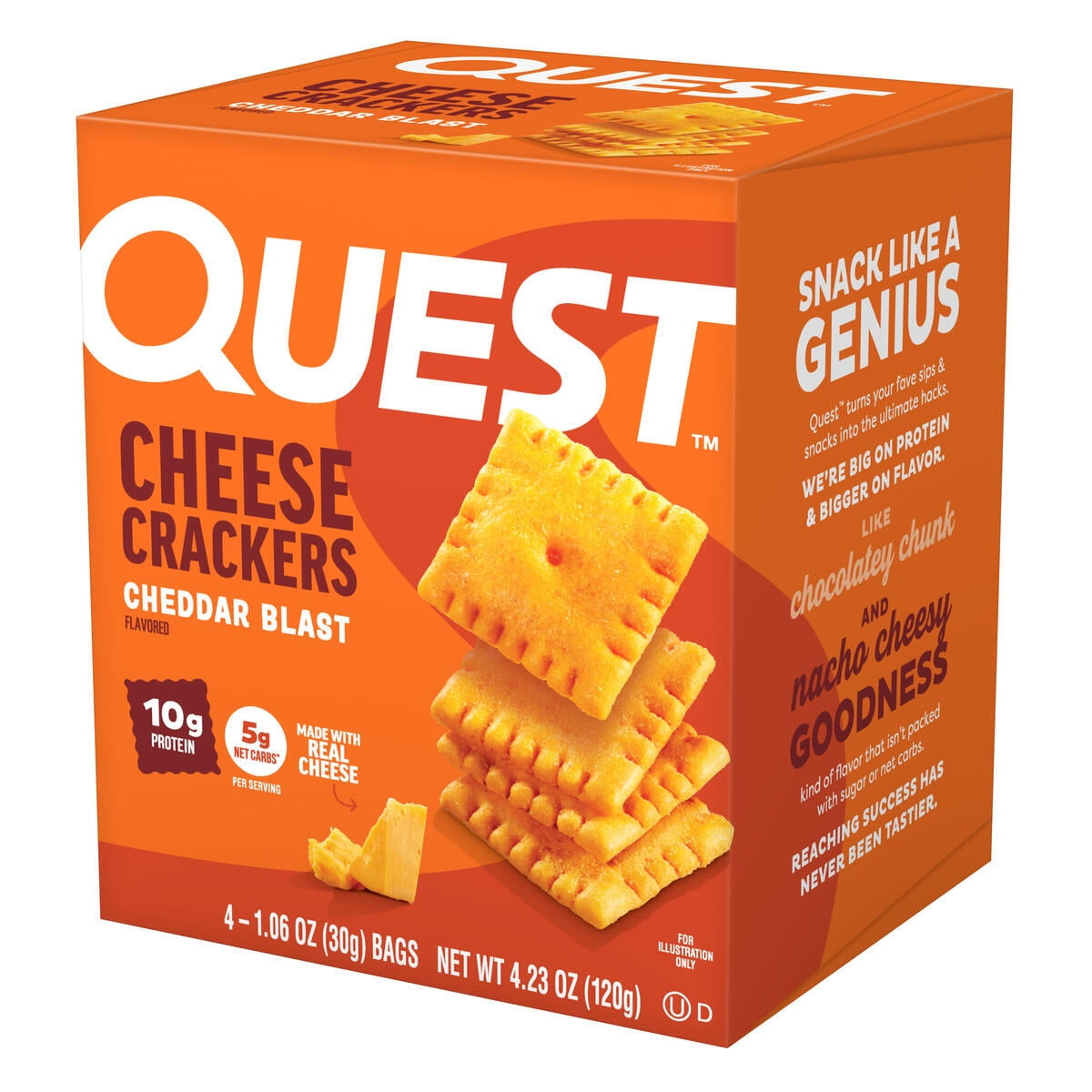 Quest Cheese Crackers - Cheddar Blast **Box of 4** – Low Carb Canada