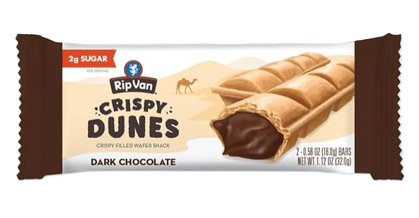 Rip Van - Crispy Dunes - Dark Chocolate - 32g – Low Carb Canada