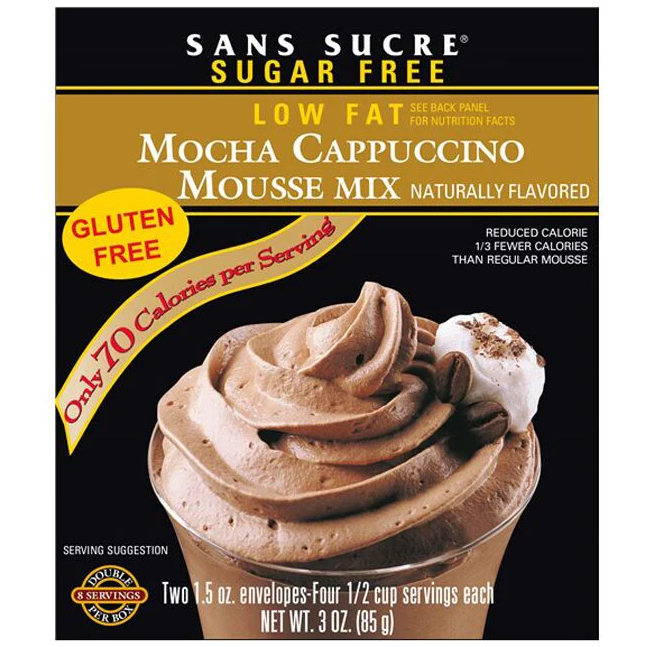 San Sucre - Mousse Mix - Mocha Cappuccino - 85g – Low Carb Canada