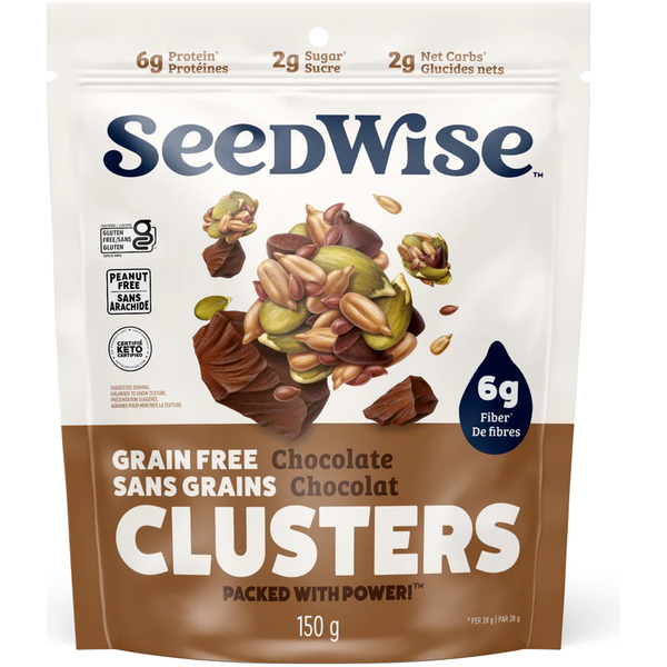 Seedwise - Clusters - Chocolate - 150g - Low Carb Canada