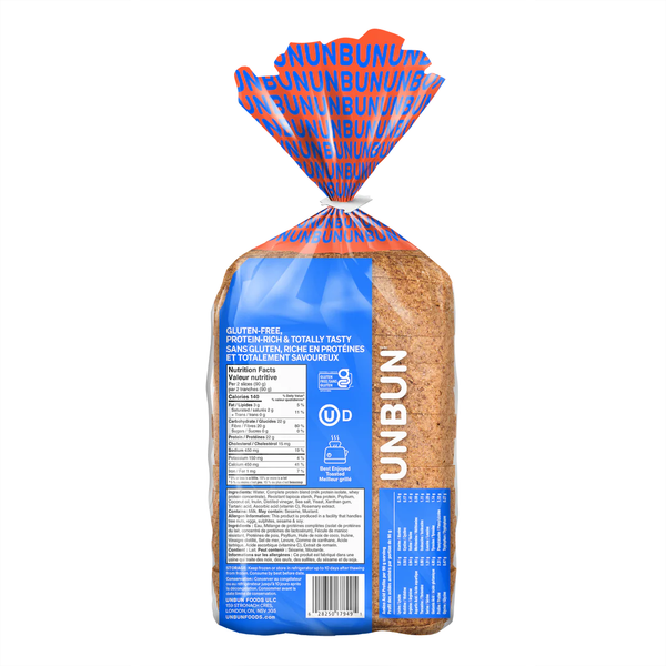 Unbun - Unbread - Complete Protein Bread - 535g - Low Carb Canada