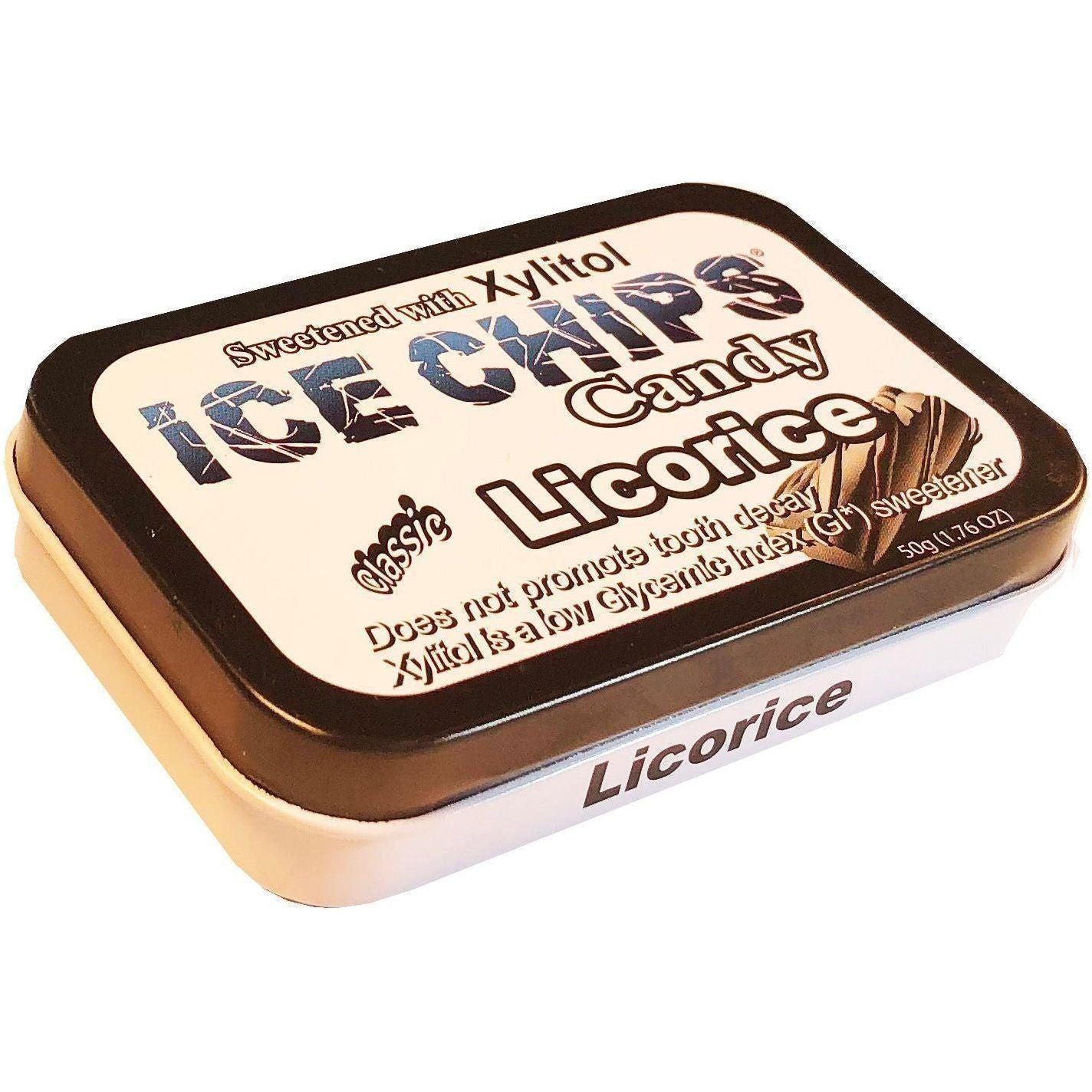 Ice Chips - Xylitol Sugar Free Candy - Black Licorice - 1.76 oz - Low ...